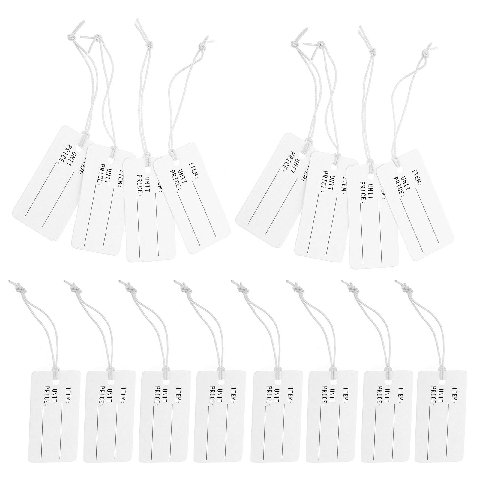 100 Pcs Gift Label Price Tag Jewelry Hang Tag Price Tags 3.5x2CM White ...