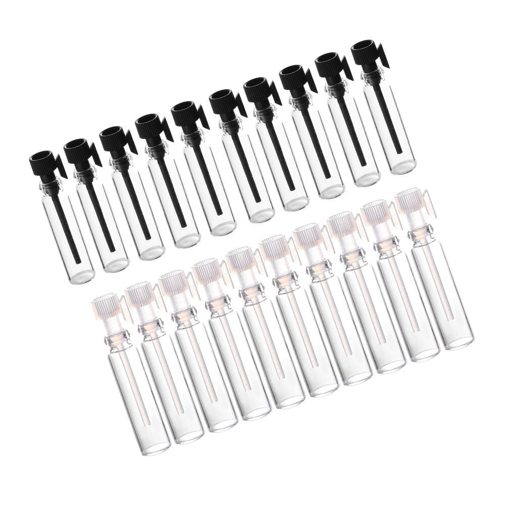 100 Pcs Glass Bottle Bottling Sample Bottles Glass Storage Bottles Mini Perfumes Small Bottles