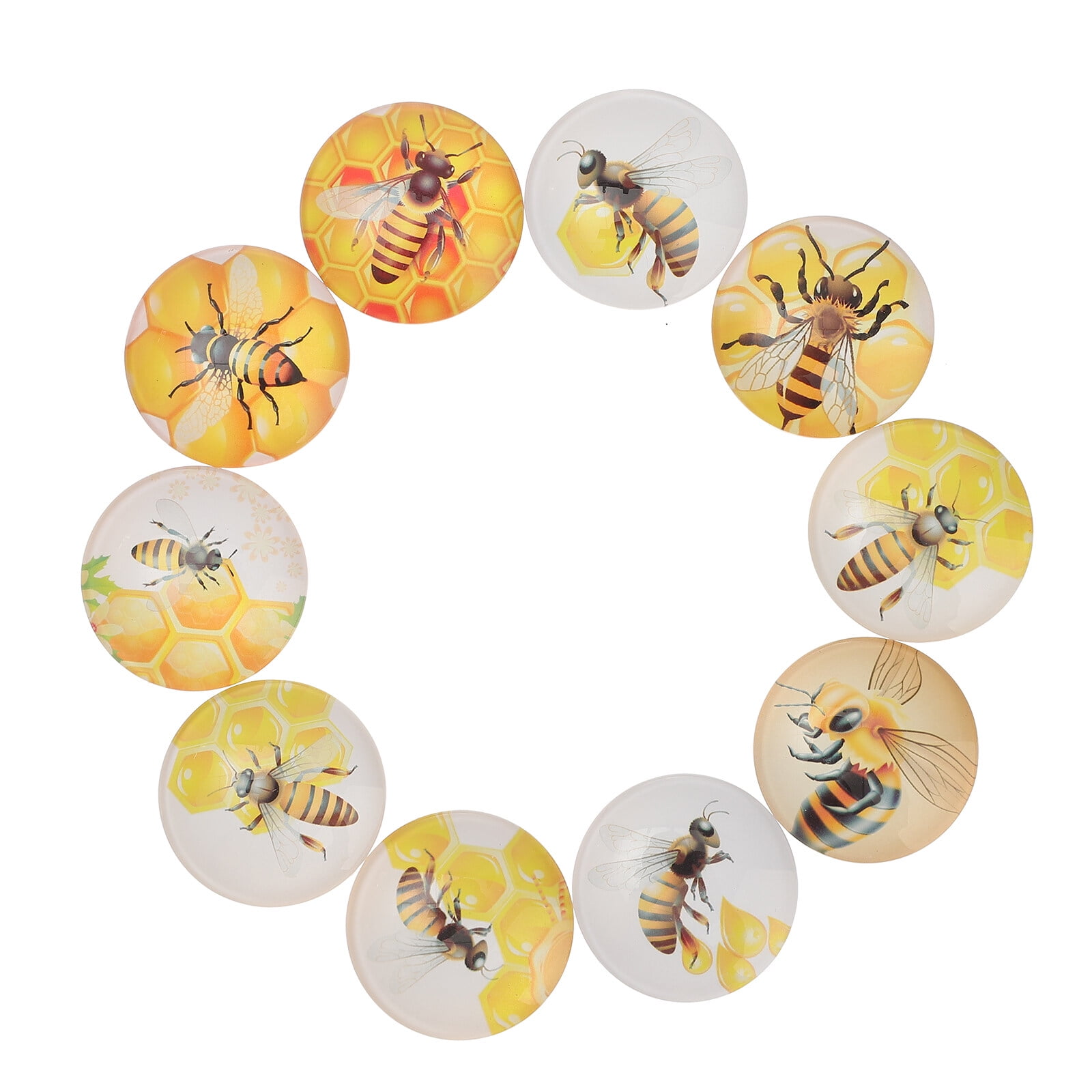 100 Pcs Glass Fridge Magnet Decor Refrigerator Magnets Sticker ...