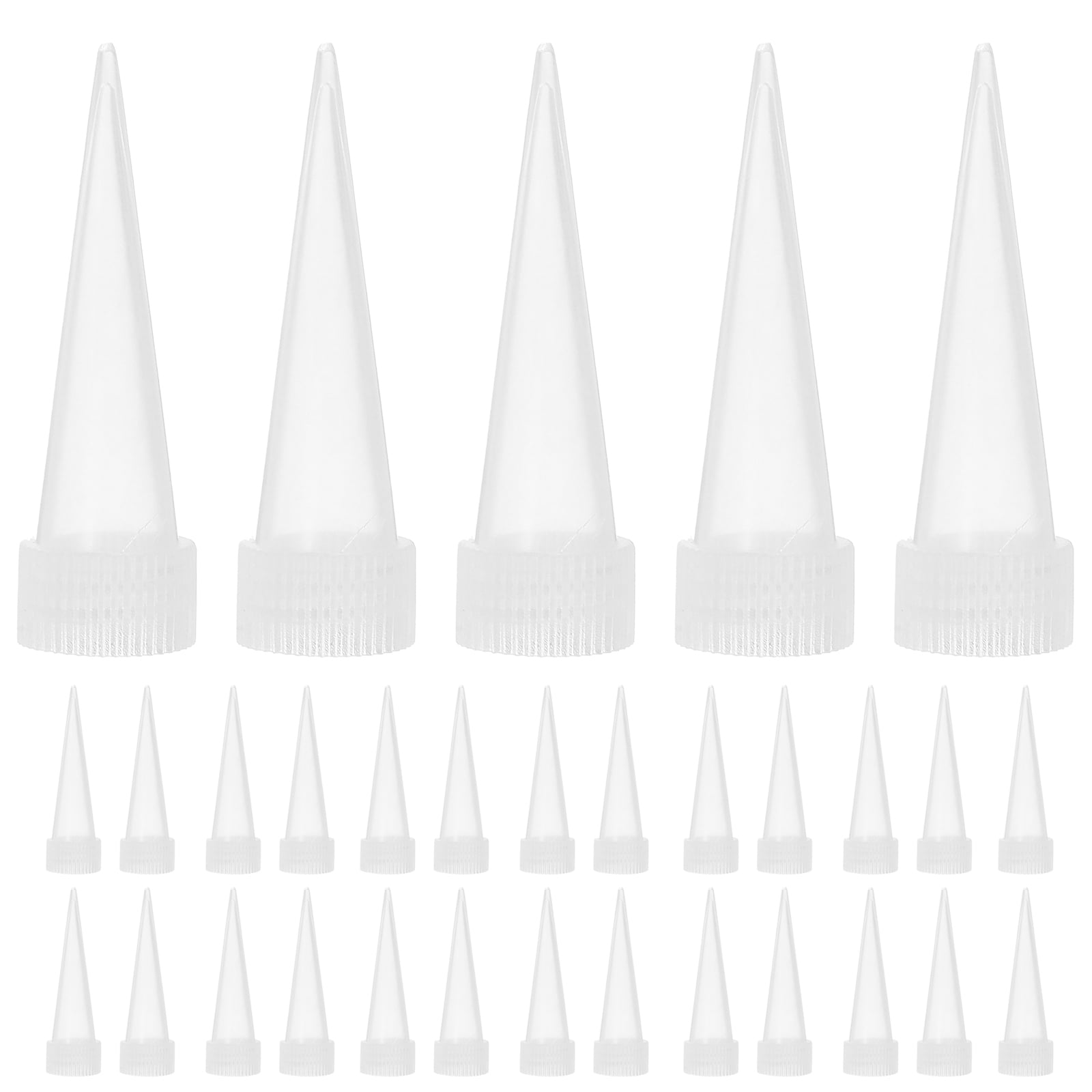 Caulking Nozzles with Precision Tips for Home Use Transparent Plastic ...
