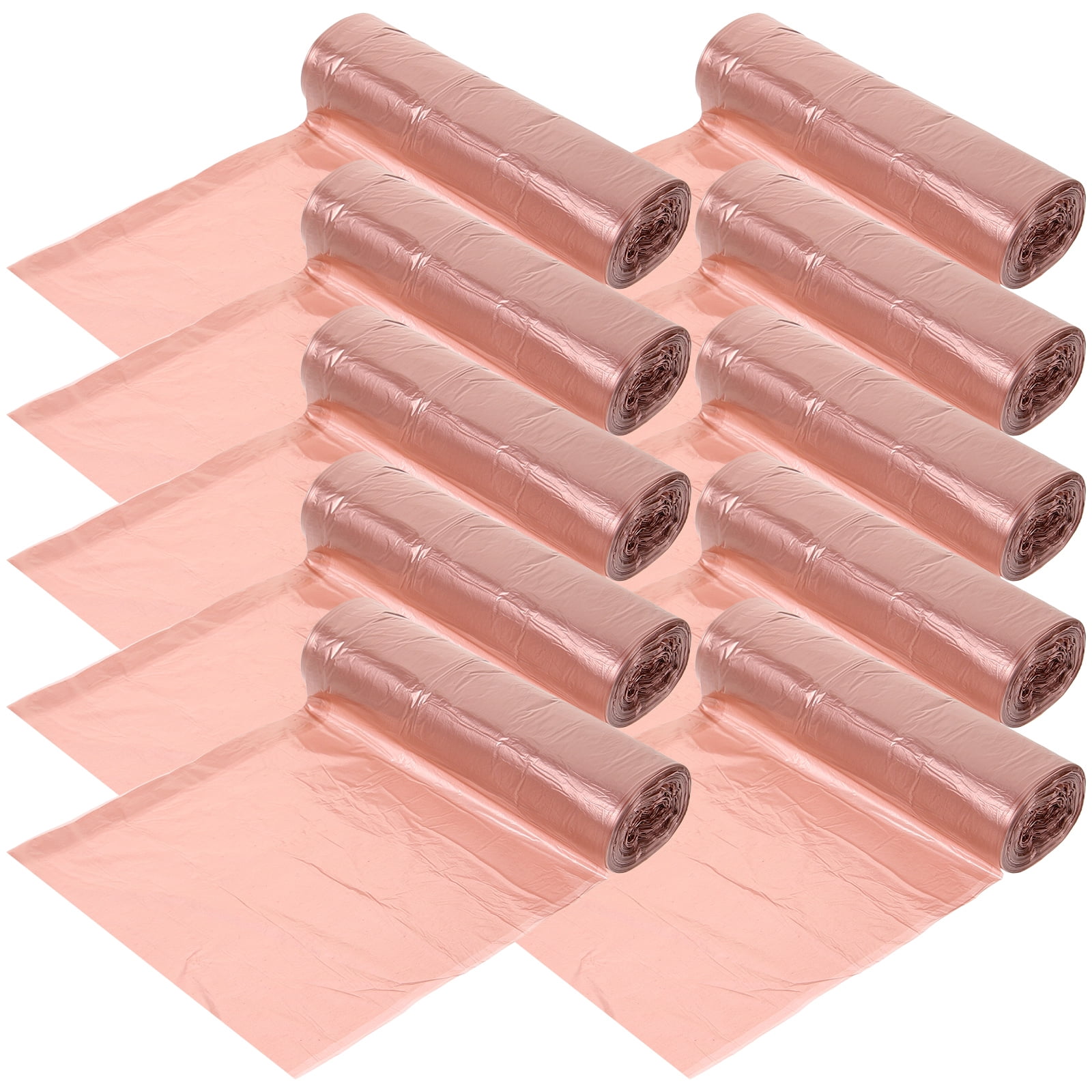 100 Pcs Golden Garbage Small Bags Trash Biodegradable Point Break ...