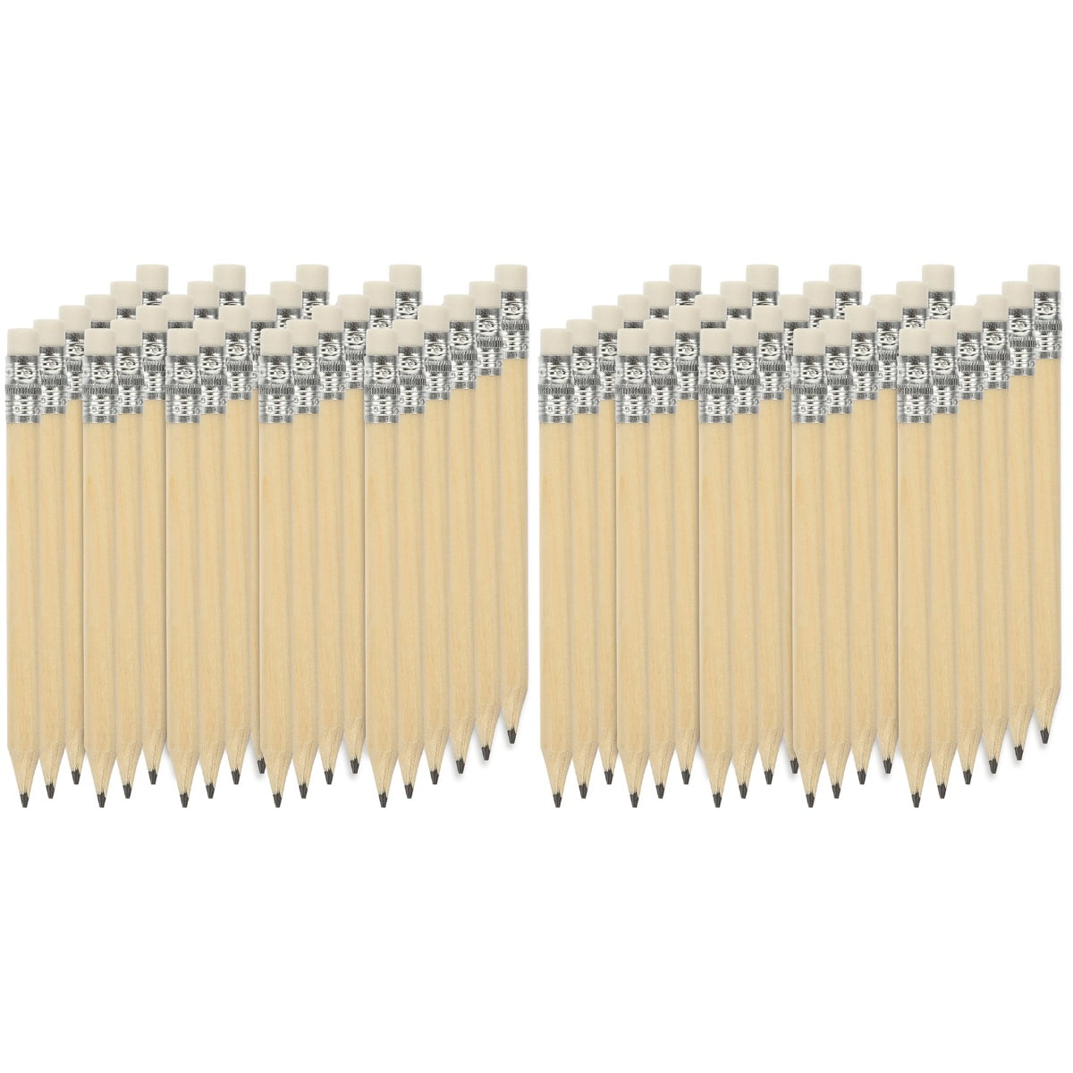 100 Pcs Golf Pencil Small Log Pencils Erasable Short Drawing Tool ...