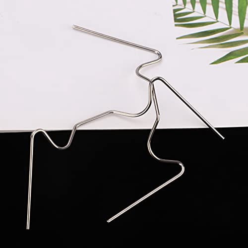 100 Pcs Greenhouse Glazing Clips, Stainless Steel W Type Clip Repair ...