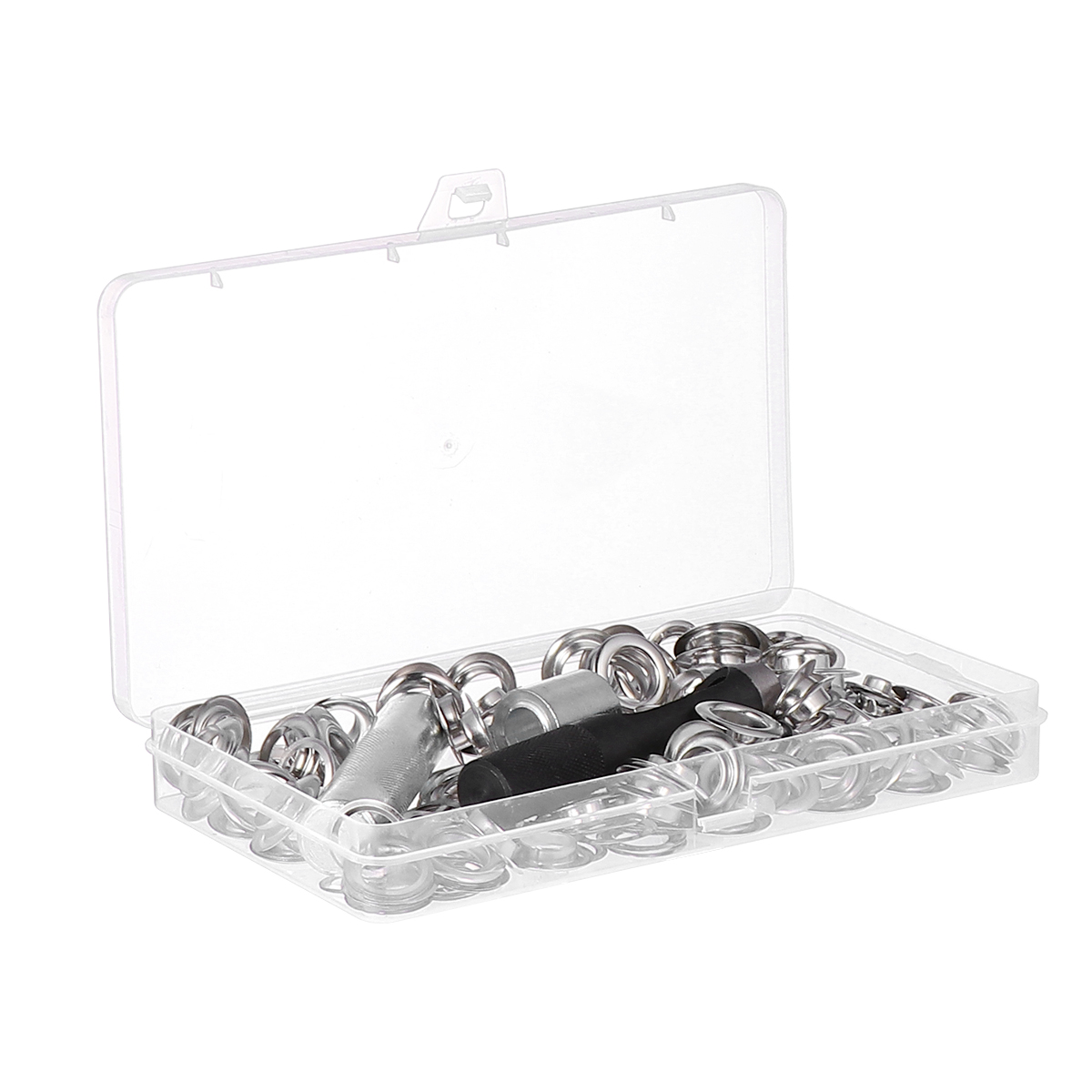 100 Pcs Grommet Tool Kit with Installation Tools for Fabric Canvas ...