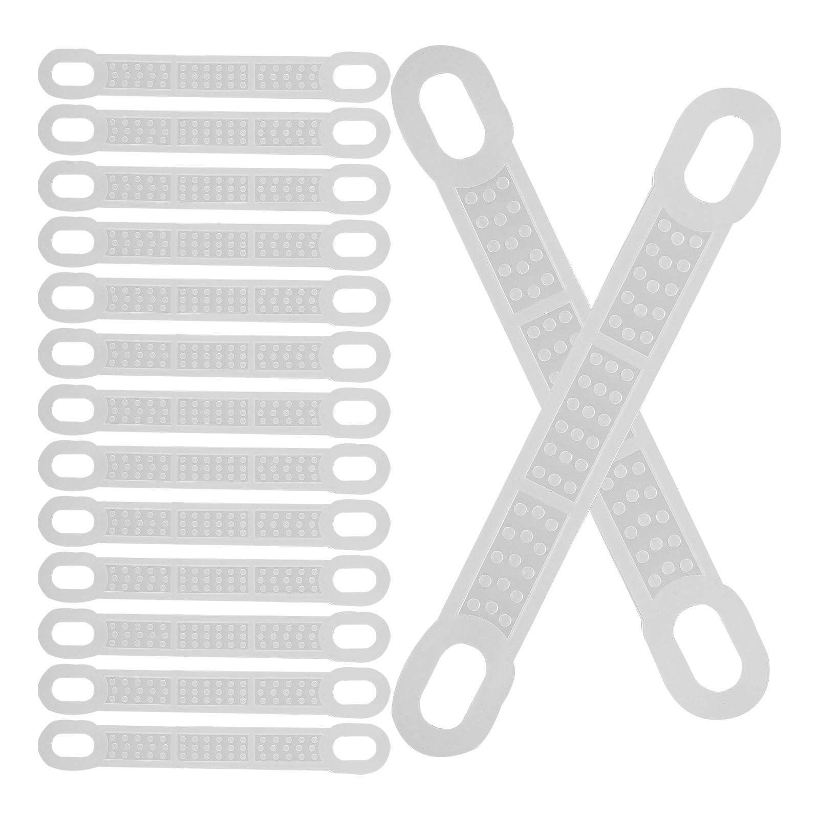 100 Pcs Hanger Anti-slip Strip Coat Clothes Racks Clothing Hangers ...