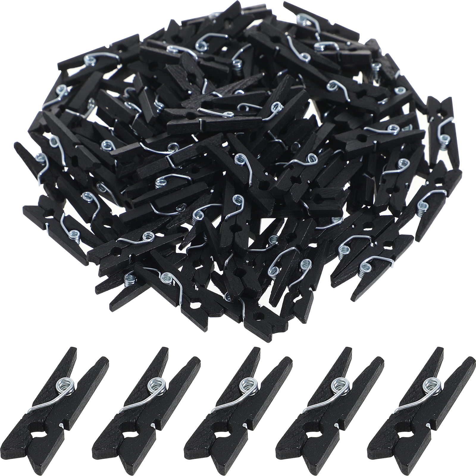 100 Pcs Hanging Photo Display Hooks with Clips Picture Clothes Line ...