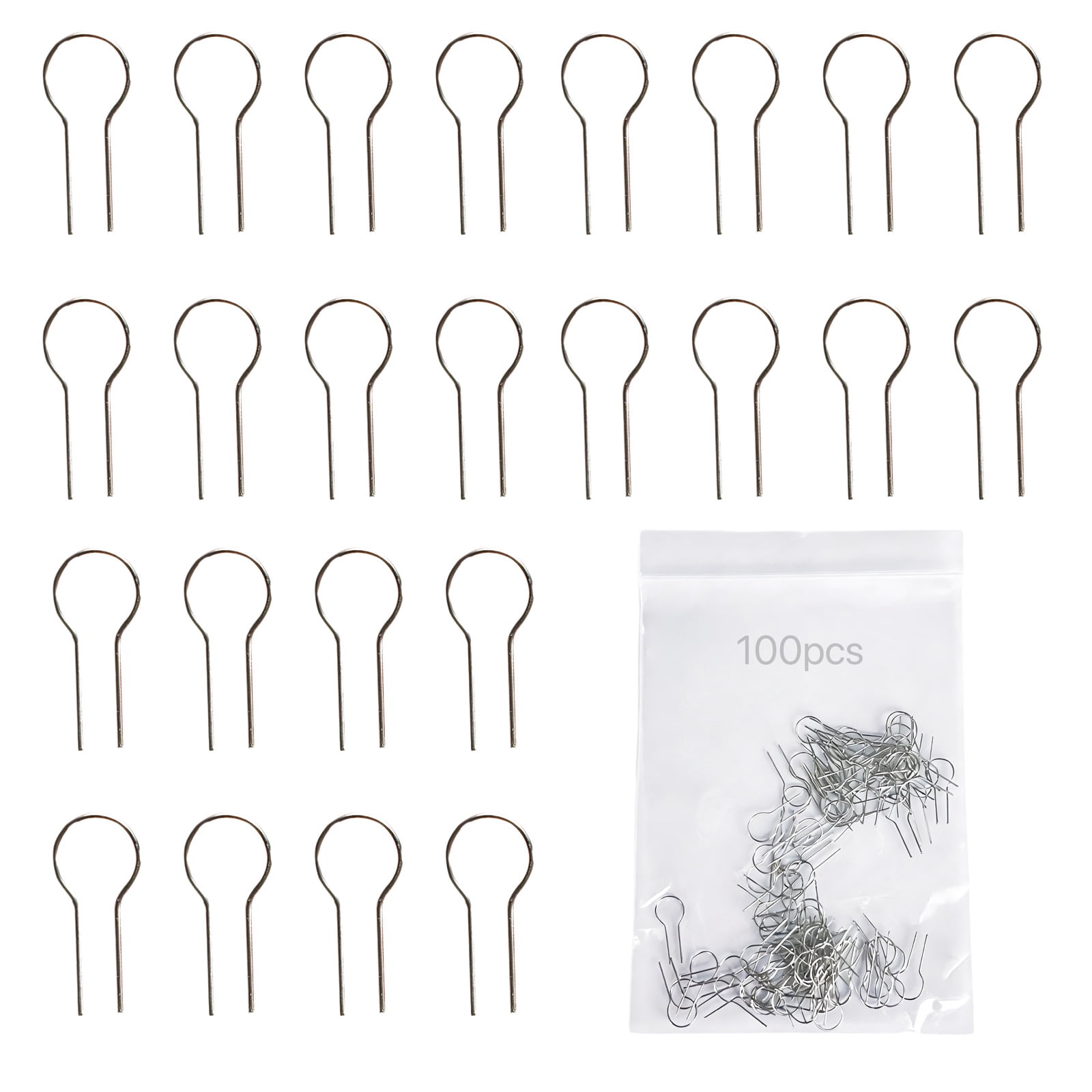 100 Pcs High Temperature Alloy R Shaped Hanging Burning Needle, 0.7 in ...