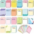 100 Pcs Inspirational Sticky Notes Christmas Gift Sticky Note 3 x 4 ...