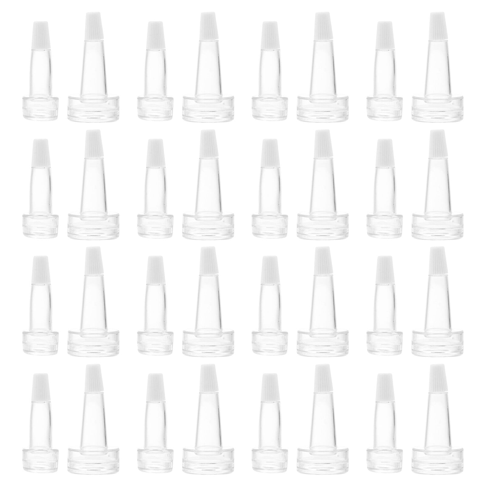 PTOOTP Vial Bottle Caps Transparent Plastic For Glass Vial Home Use ...