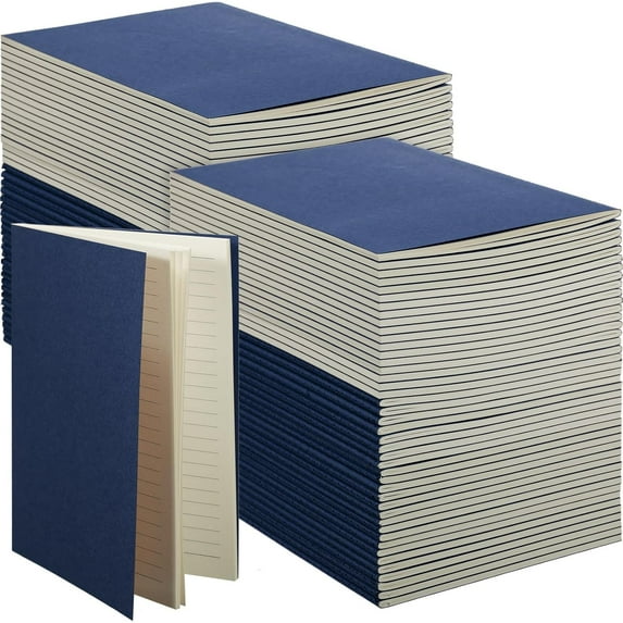 100 Pcs Journals Notebooks Bulk - Kraft Softcover A5 Small Notebooks 5. ...