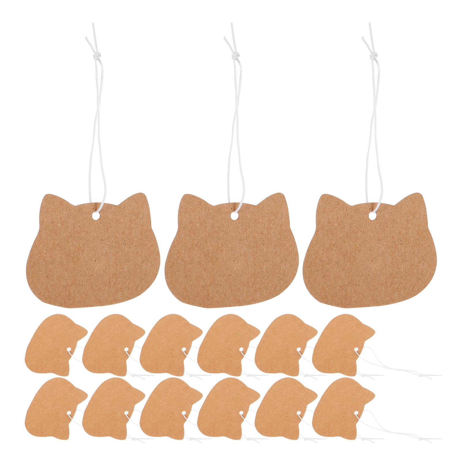 100 Pcs Kraft Paper Pricing Tags for Labeling Price Sale Retail Clothes ...