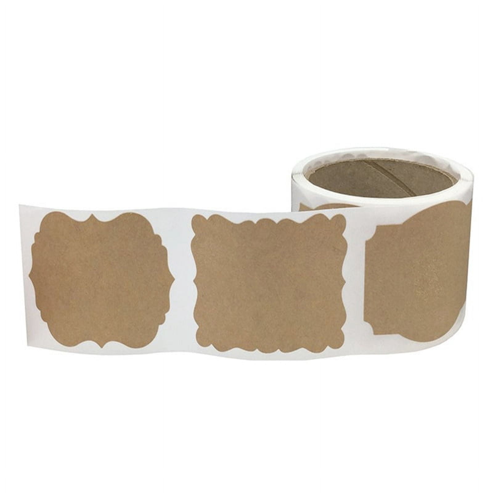 100 Pcs Paper Stickers DIY Blank Labels for Handmade Gifts, Baking ...
