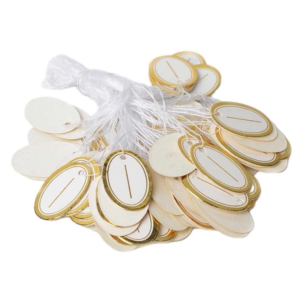 100 Pcs Label Tag Writable for Jewelry Price Marking Tags Yard Sale ...