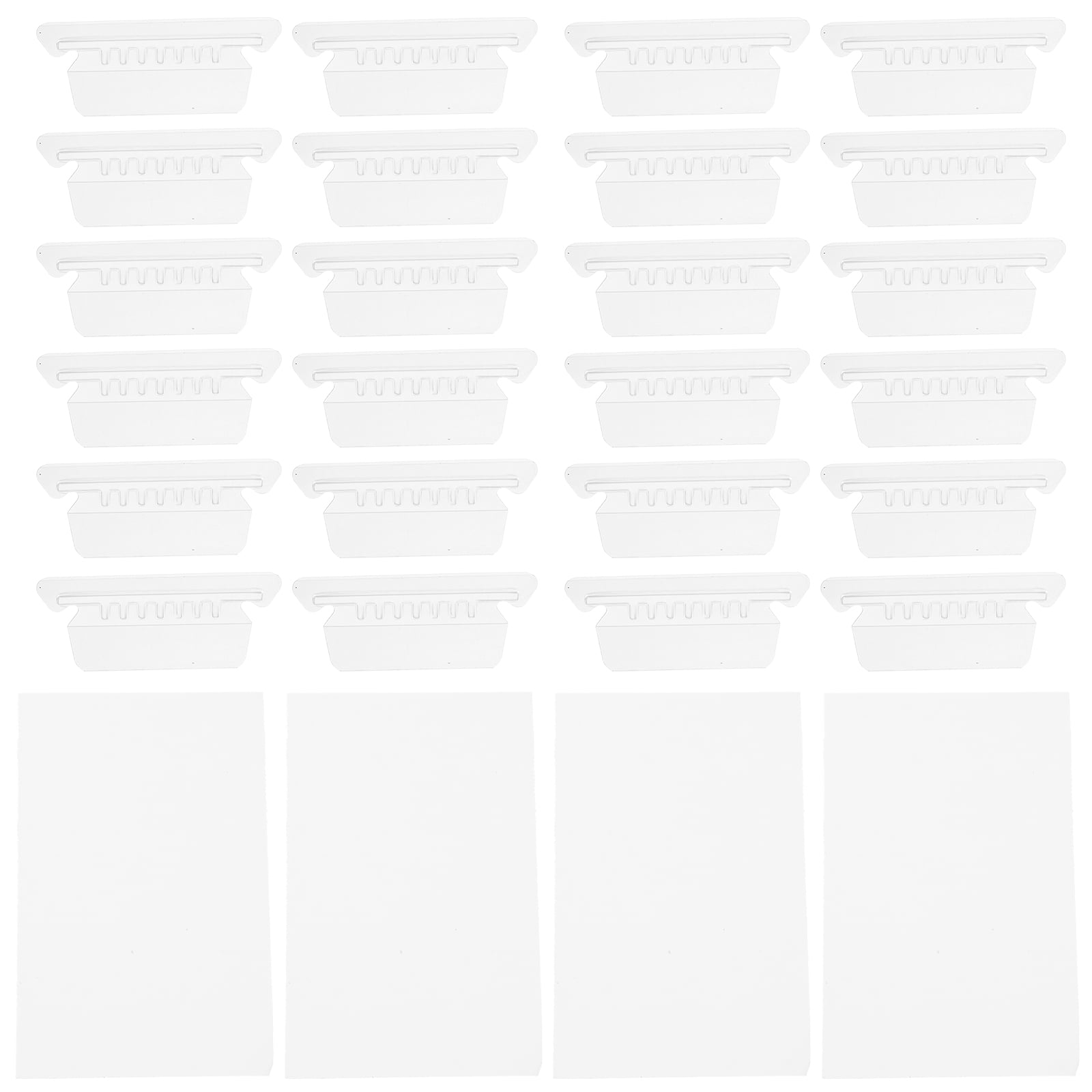 100 Pcs Labels Hanging Folder Tabs and Inserts File for Folders Divider ...