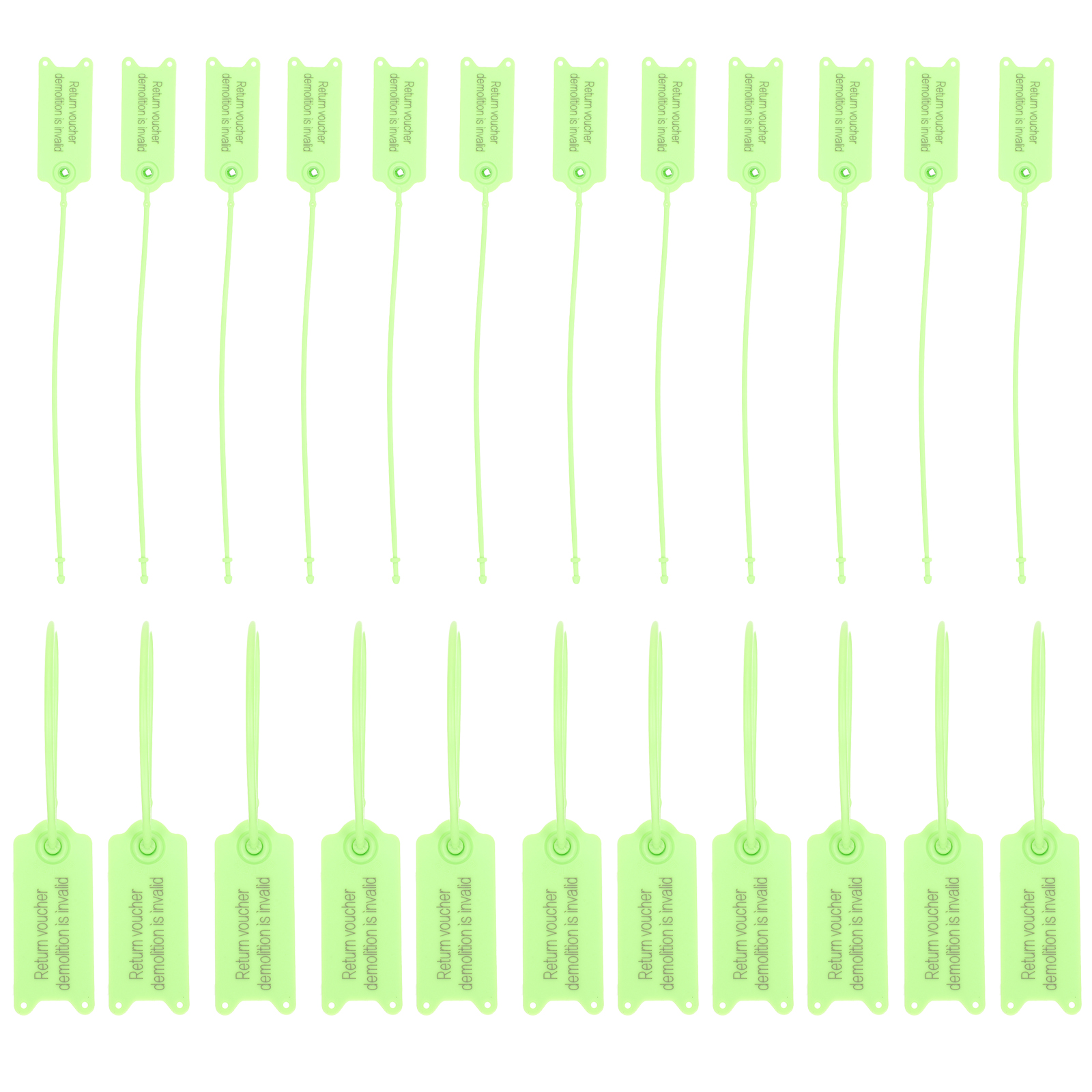 TABLZONE Wire Marking Tags Light Green PP 100Pcs - Walmart.com