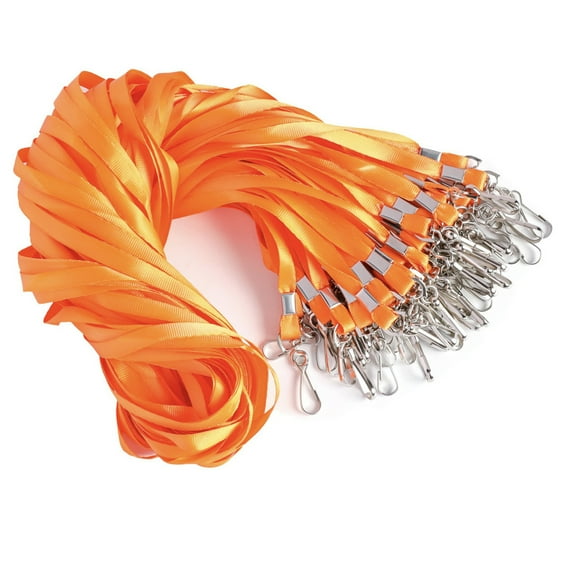 100 Pcs Lanyard Neck Strap Lanyard with Clip Soft Lanyard Safety ...