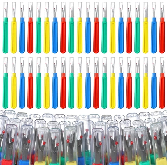 100 Pcs Large Seam Rippers 5.5" Colorful Stitch Remover Tool for Sewing ...