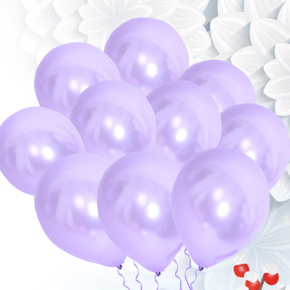 100 Pcs Latex Balloon Decorative Delicate Festival Party 12 Inch ...