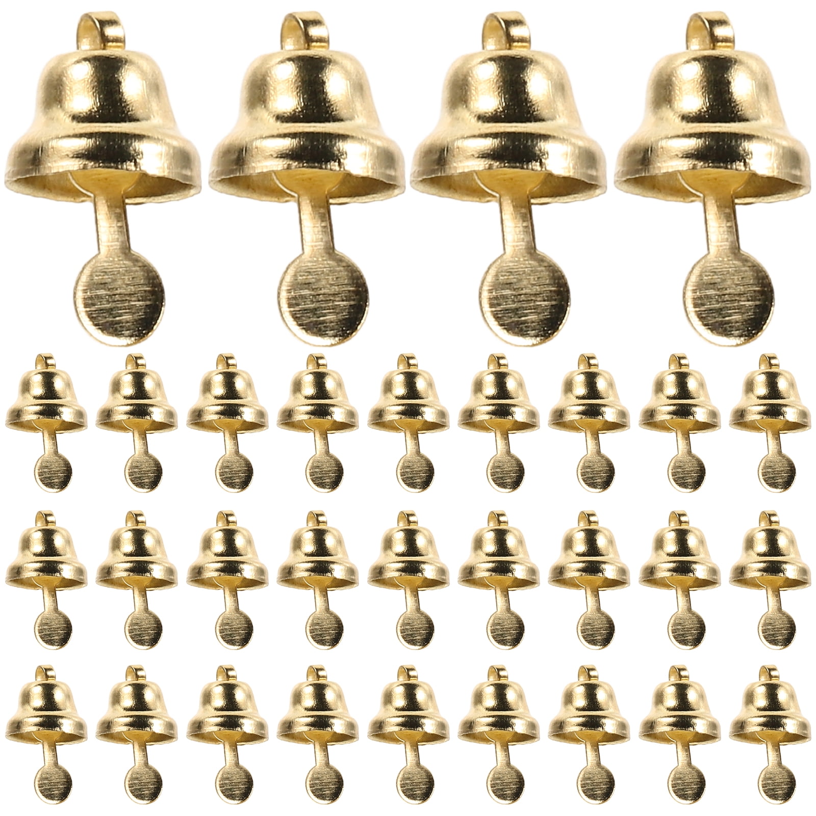 100 Pcs Little Bell Jingle Bells for Crafting Mini Crafts Vintage ...