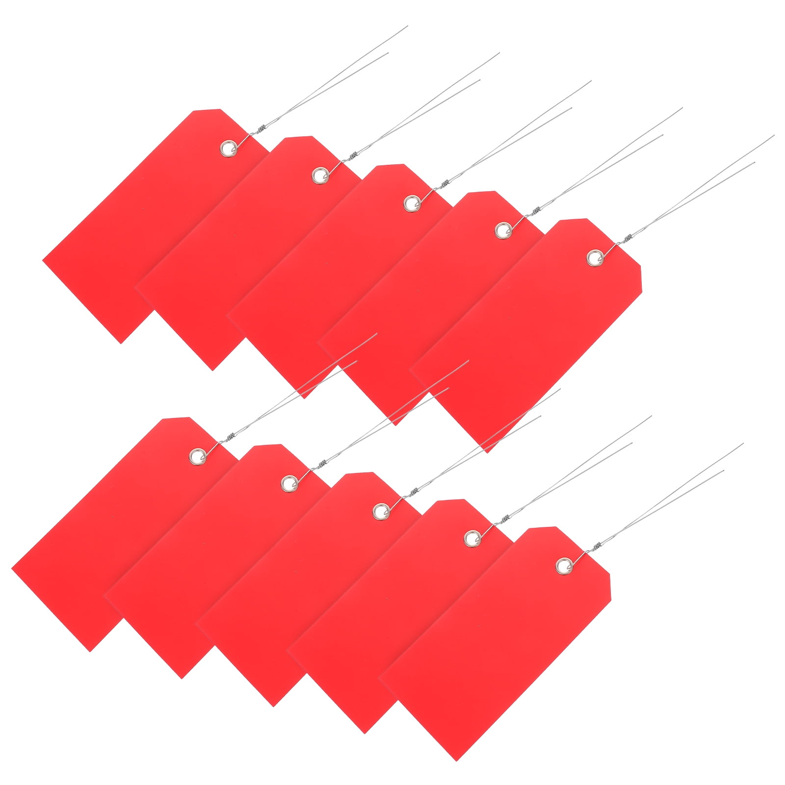 100 Pcs Luggage Tags Bulk Wire Label Hanging Card Labels High-value ...
