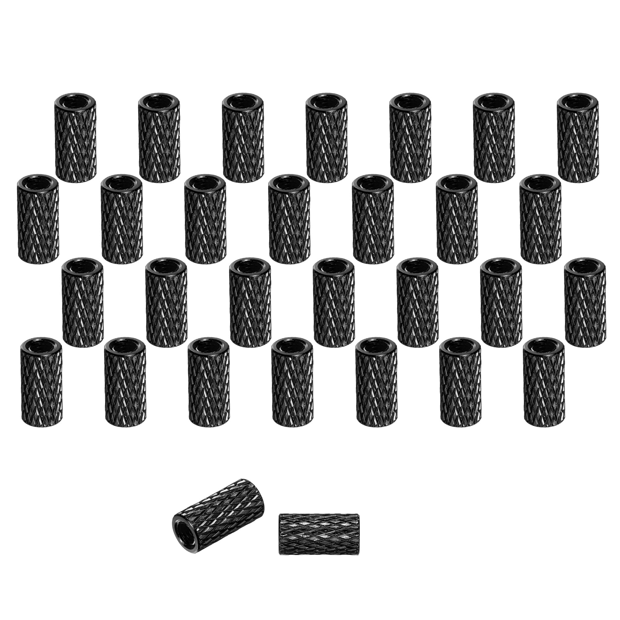 100 Pcs M3 x 10mm Knurled Aluminum Standoff Mesh Spacer Column for FPV ...