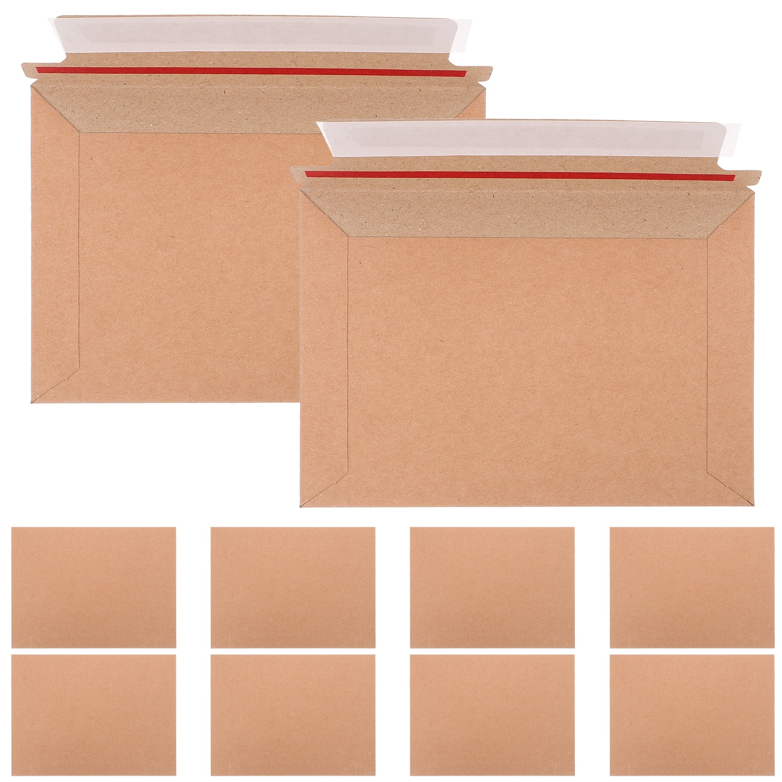 100 Pcs Mail Envelopes Paper Sealing Accessories Office Khaki - Walmart.com