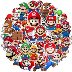 Super Mario Stickers and Wall Decals for Kids Rooms and Parties