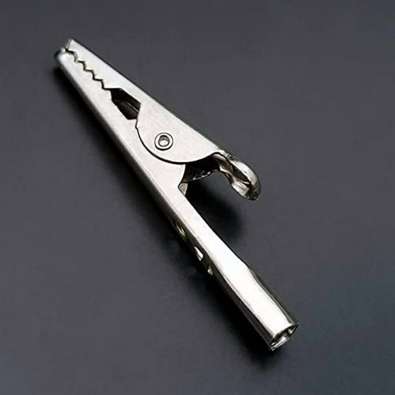 100 Pcs Metal Alligator Clips 2 Inch, 51mm Electrical Steel Crocodile ...