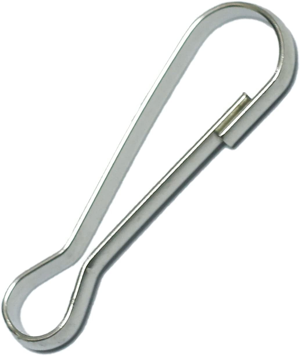 100 Pcs - Metal Spring Hooks 1 1/2" 38mm Purse Pulis Snap Clip for ...