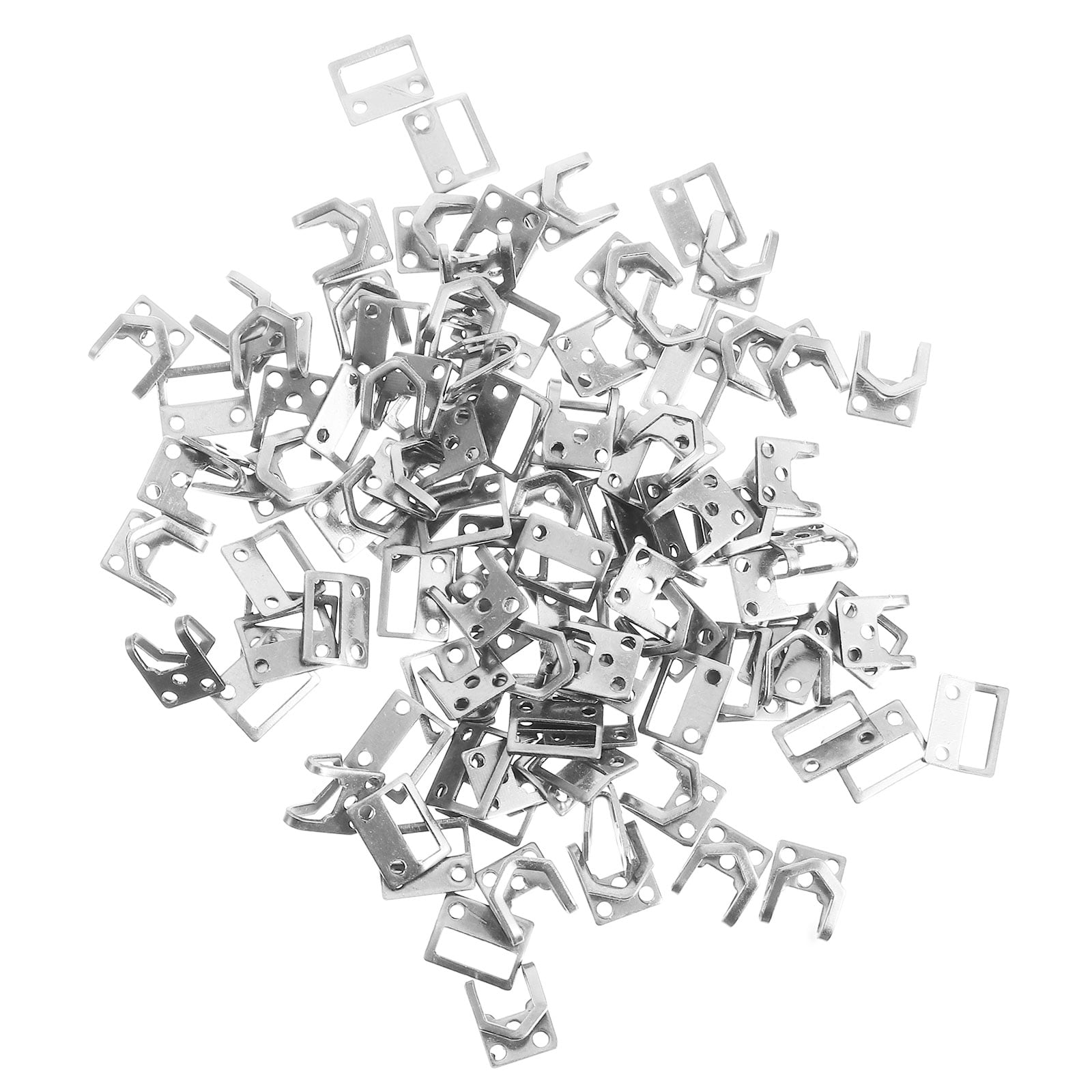 100 Pcs Metal Trousers Hook Suit Adjustable Pants Skirt Hook Buttons ...