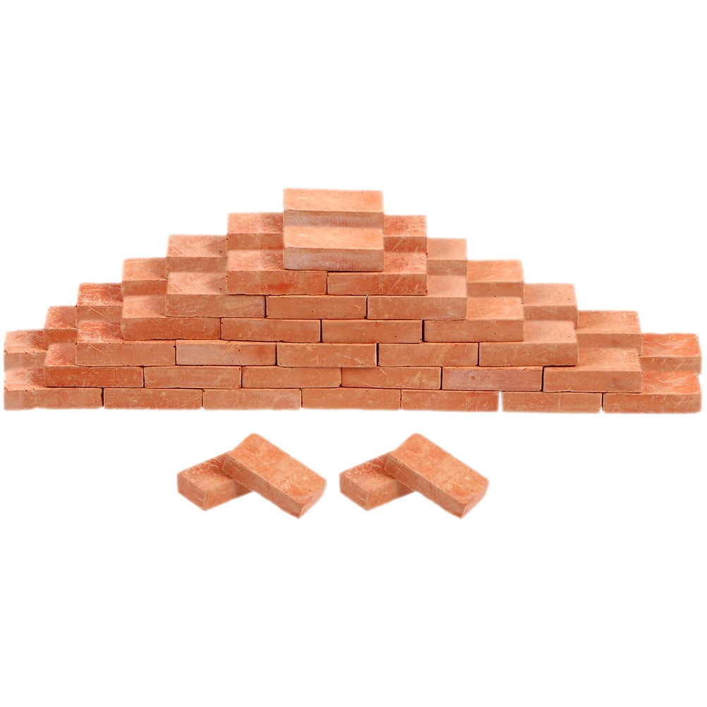 100pcs Mini Bricks for Crafts Landscaping Models Small Brick Ornament ...