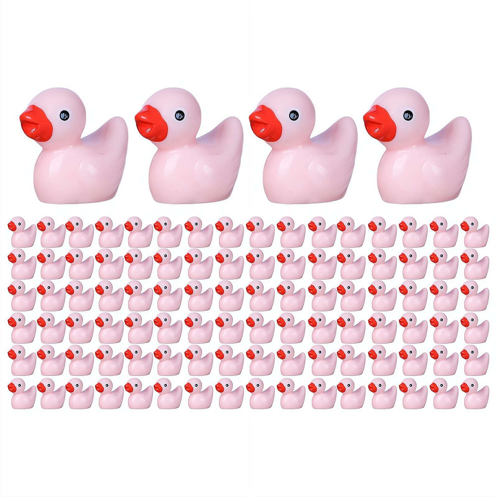 100 Pcs Mini Resin Ducks Tiny Ducks Miniature Duck Figures for Slime ...
