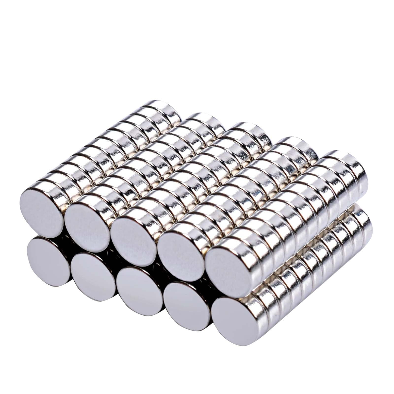 100 Pcs Mini Strong Round Small Rare Earth Mini Refrigerator Disc For ...