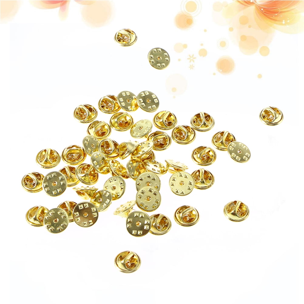 100 Pcs Name Badges Pin Holder Lock 100pcs Man Women's Miss - Walmart.com