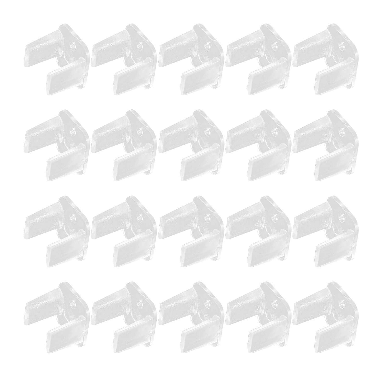 100 Pcs Neon Fixing Buckle Light Strip Clamp Plastic Stand LED Strip ...