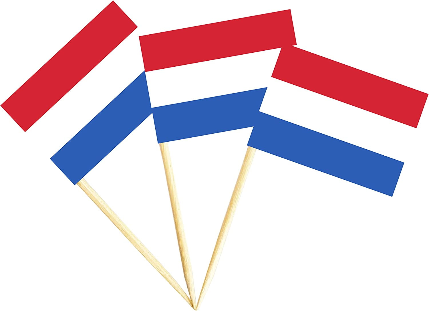 100 Pcs Netherlands Toothpick Flags,Cupcake Toppers Netherlands Flag ...