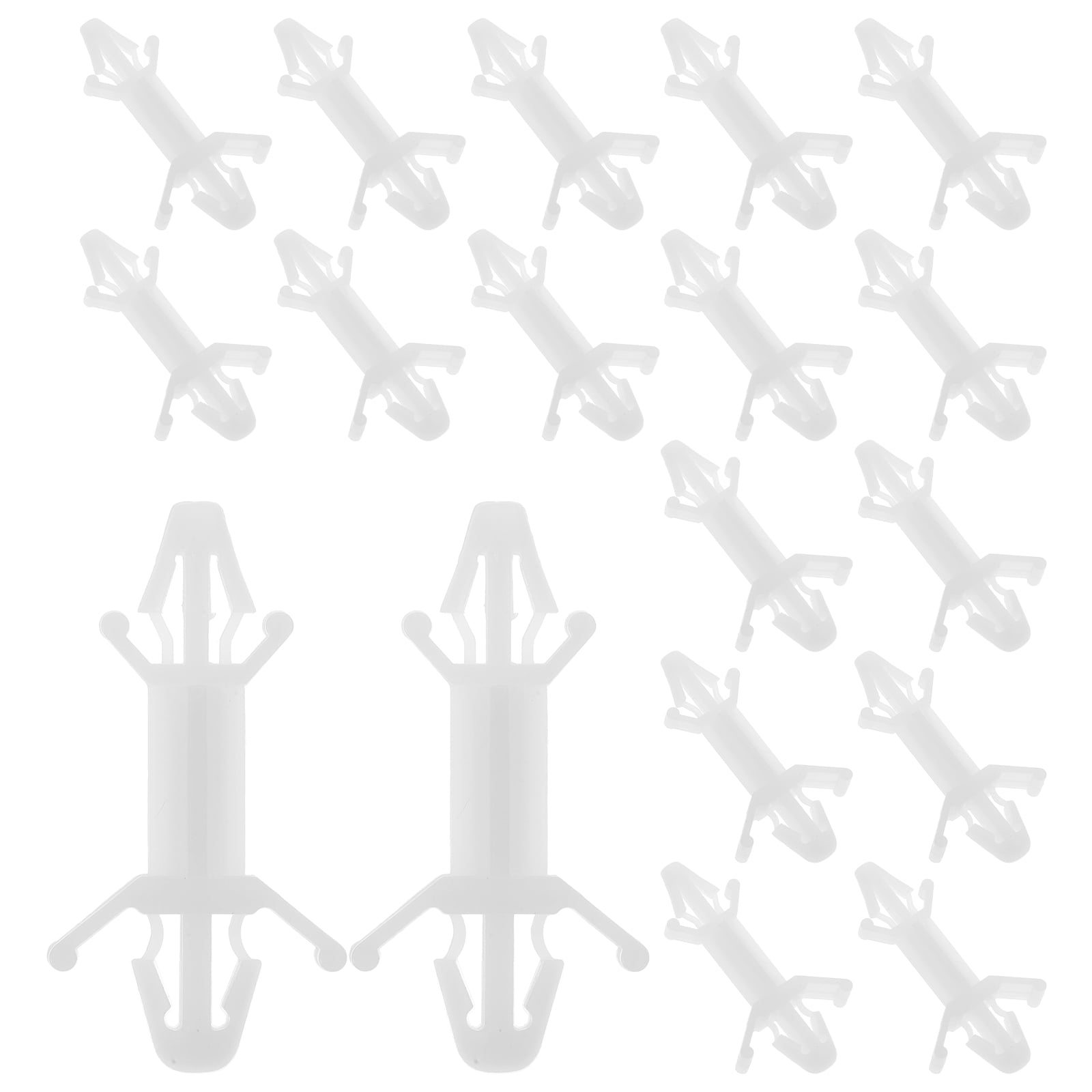 100 Pcs Nylon Circuit Board Height Mount Locking Support White ...