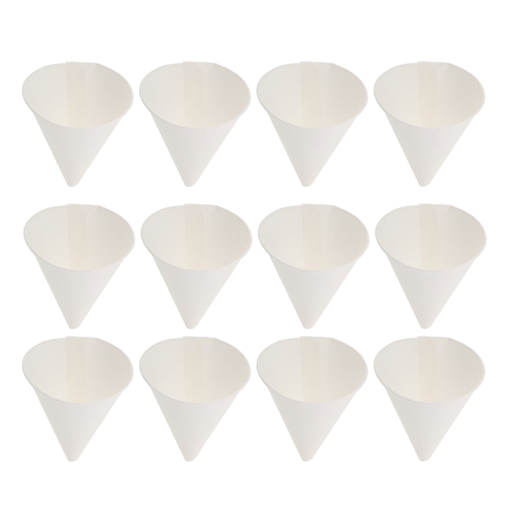 FONDOTIN Disposable Funnels White 100Pcs 4.3x3.3x3.3in - Walmart.com