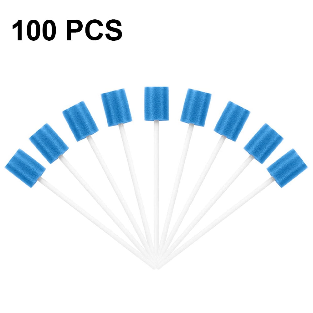 100 Pcs Oral Sponge Sterile Oral Sponge Oral Care Sponge Oral Care Oral ...