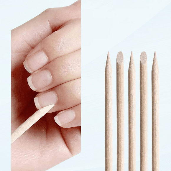 Orange Sticks Nails