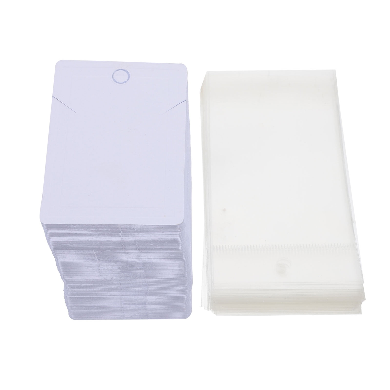 ifundom Jewelry Display Hanging Cards Necklace Display Tags White ...