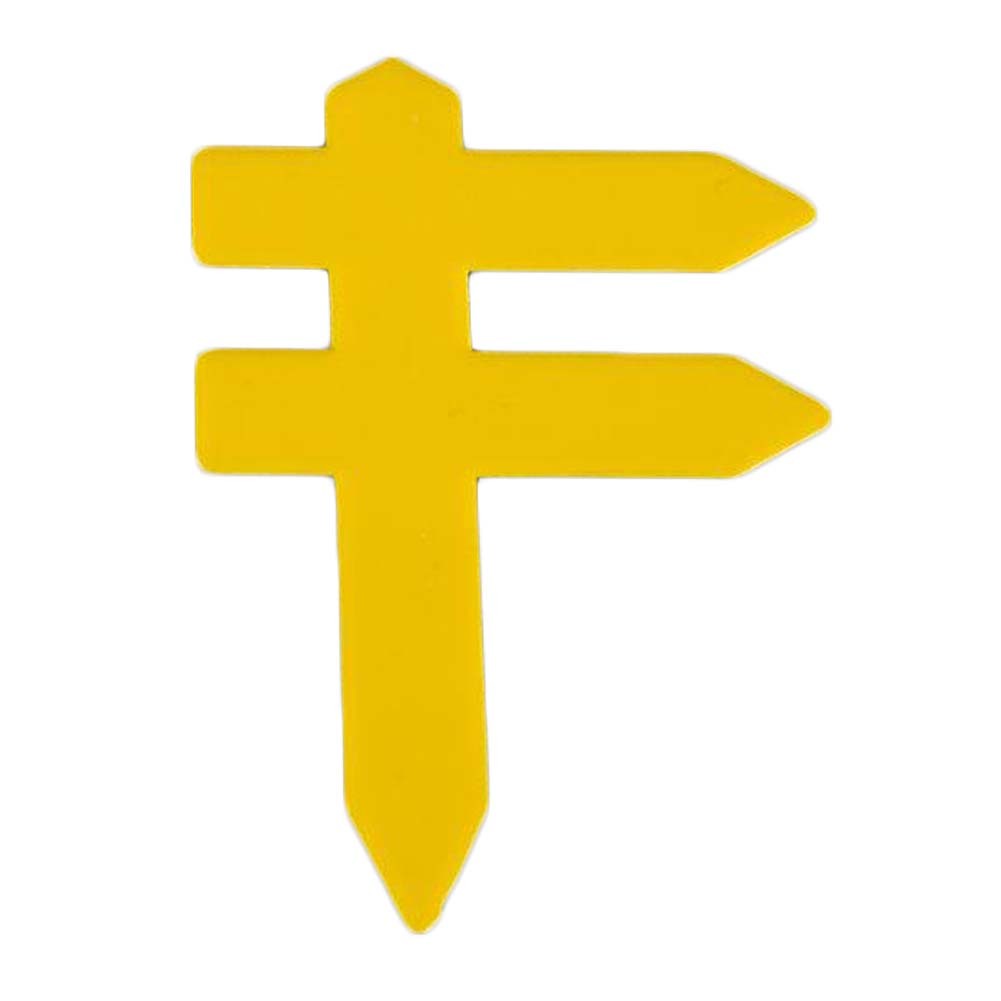 100 Pcs PVC Plant Labels Guidepost Pattern Plastic Plant Tags Nursery ...