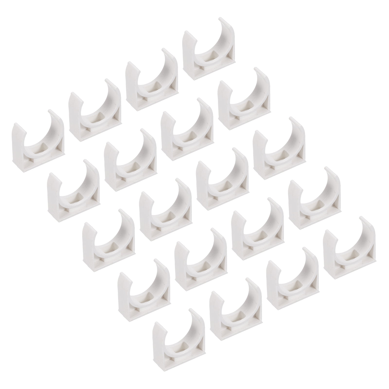 100Pcs U-type Tube Pipe Fitting Clamps Clips Connectors Inner 25mm ...