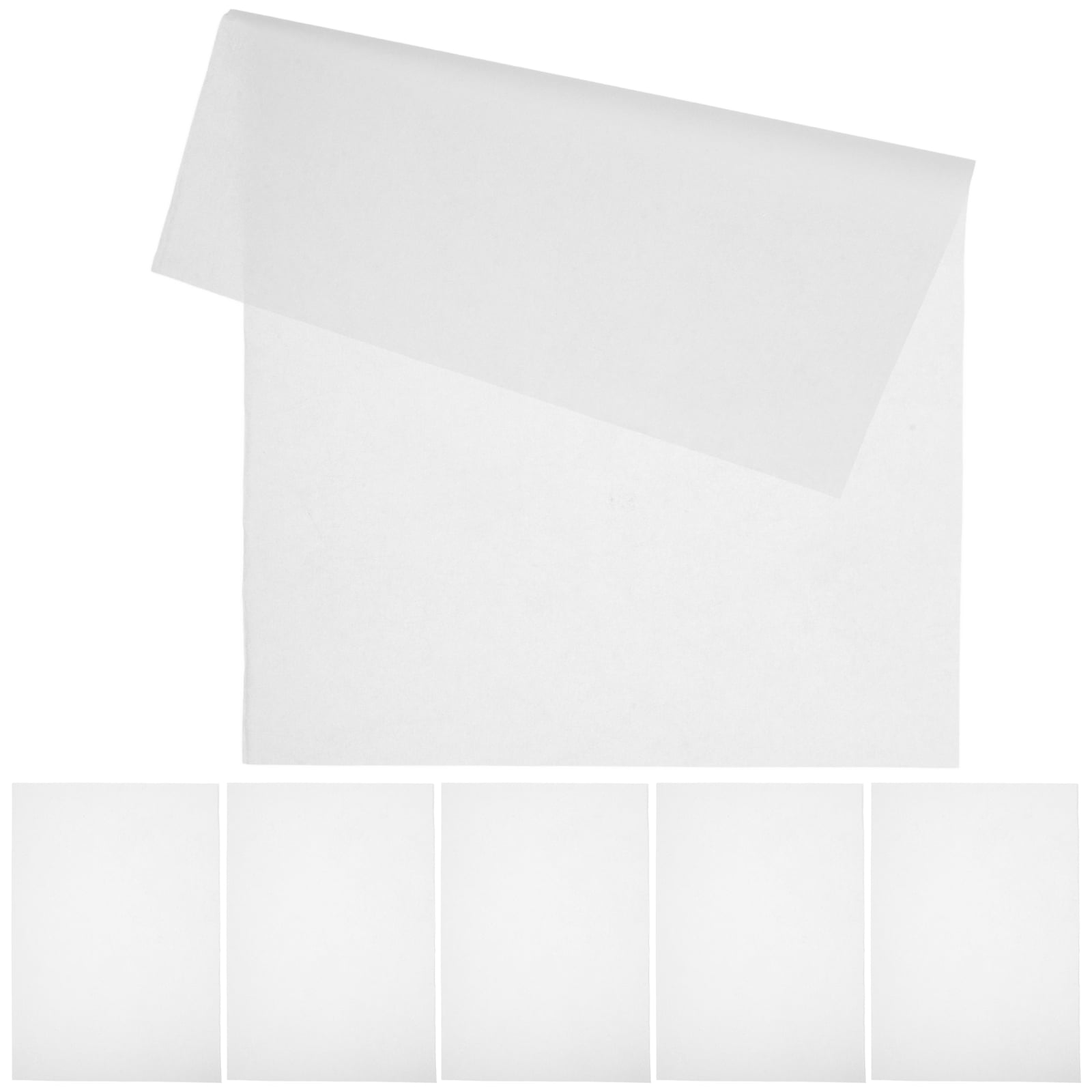 100 Pcs Packaging Tissue Paper Craft Birthday Wrapping DIY White ...