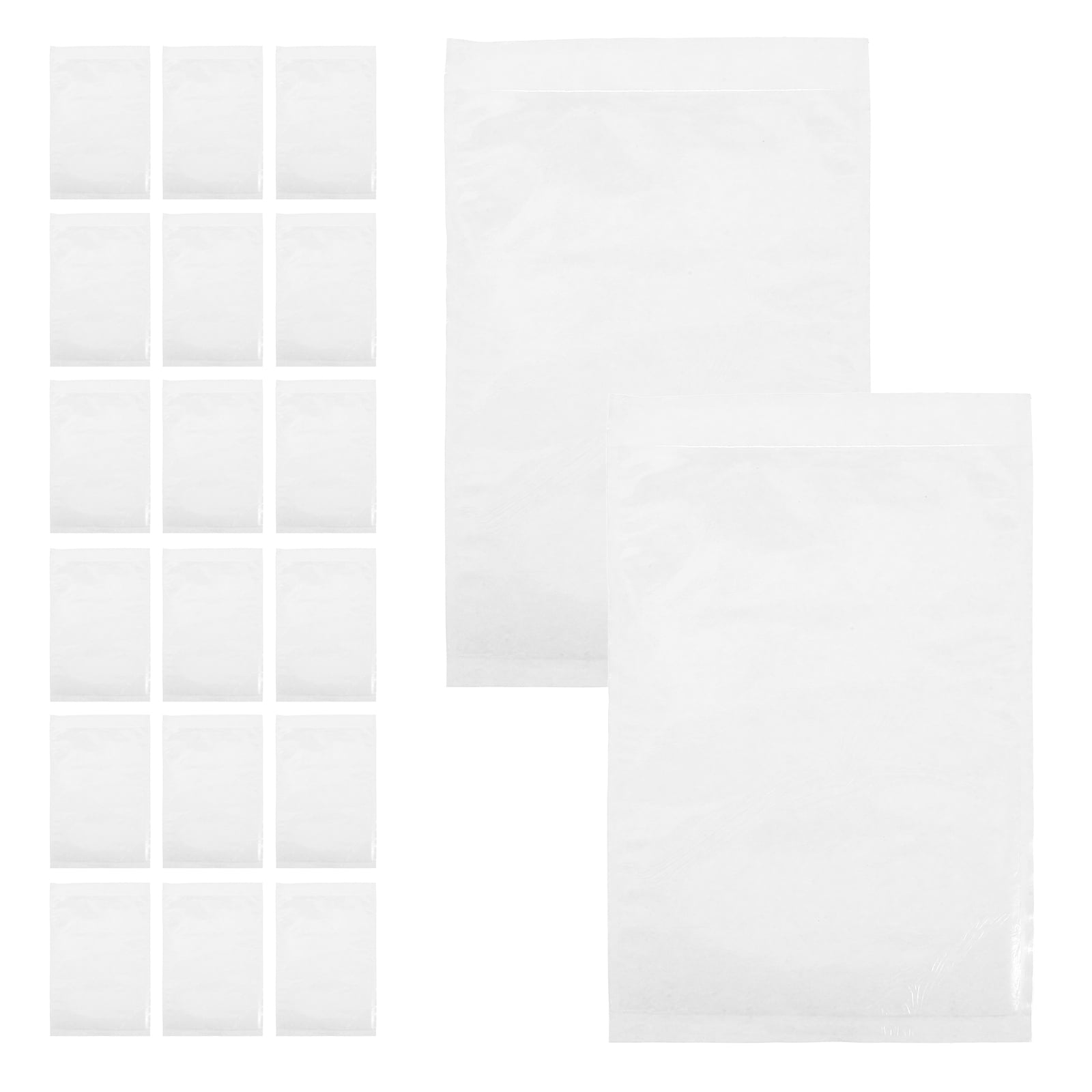 100 Pcs Packing List Envelopes Clear Shipping Label Pouch Light up Wand ...