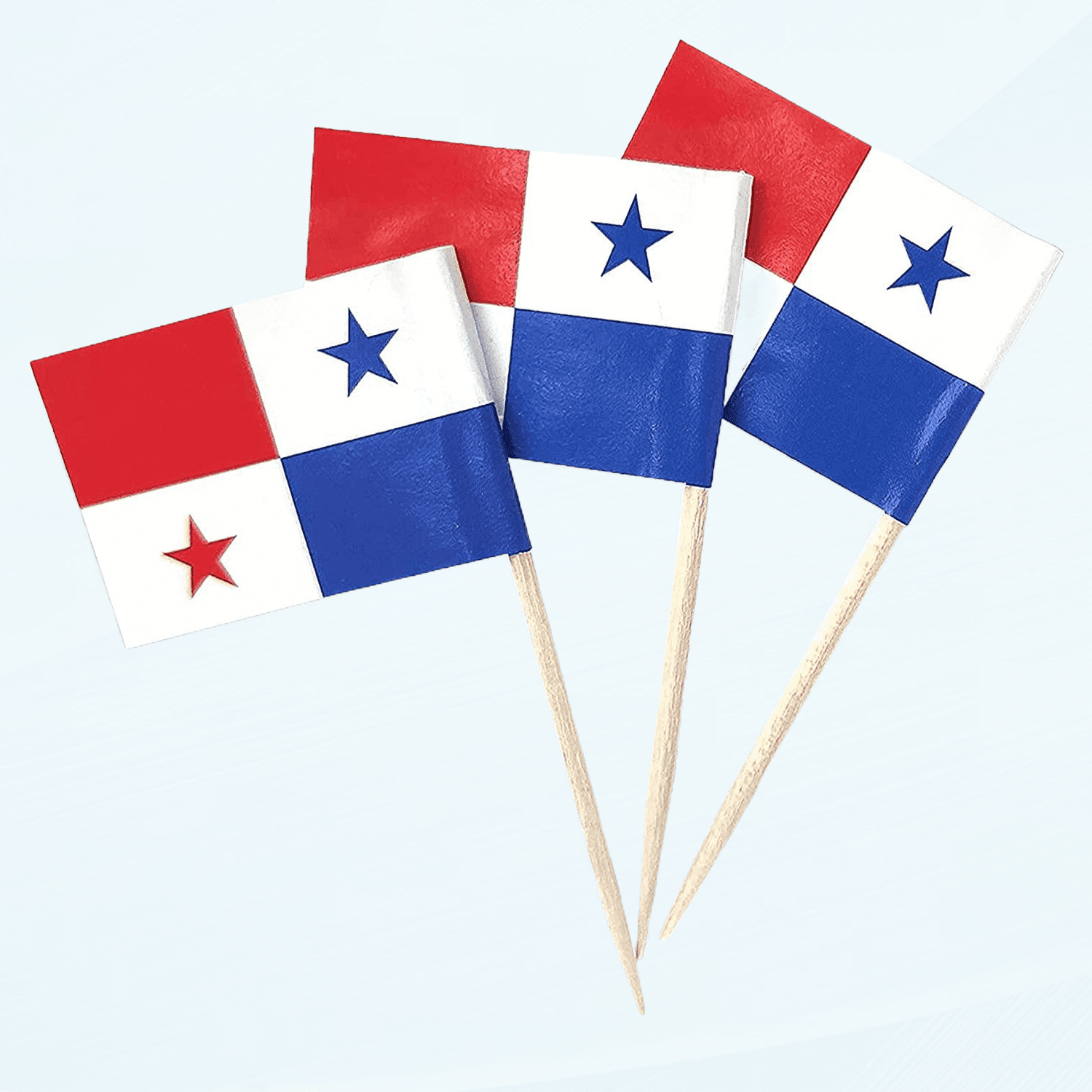 100 Pcs Panama Toothpick Flags,Panama Cupcake Toppers Flag,Food ...