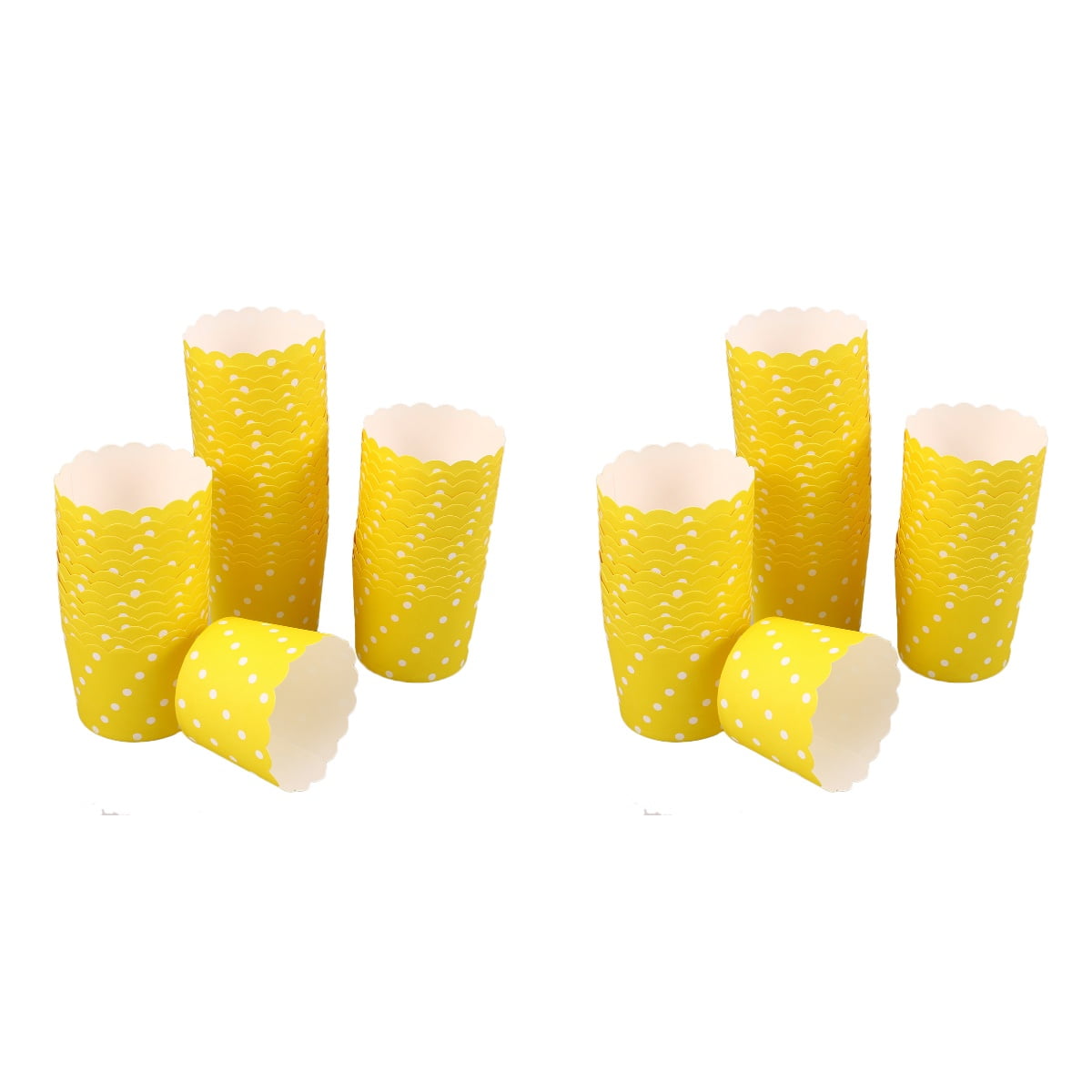 100 Pcs Paper Cups Cup Cake Paper Cupcake Wrappers Candy Holder Non ...