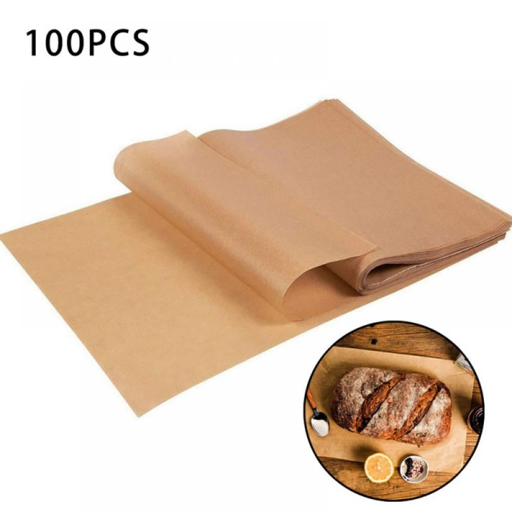 100 Pcs Parchment Paper Baking Sheets, Non-Stick Precut Baking ...
