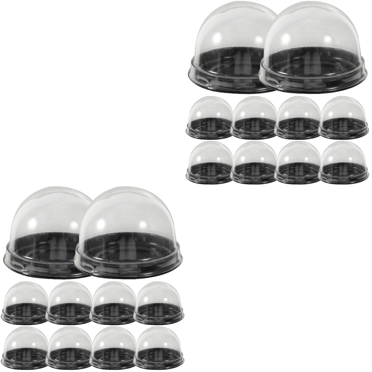 100 Pcs Pastry Packaging Box Bakery Supplies Boxes Paper Cups ...