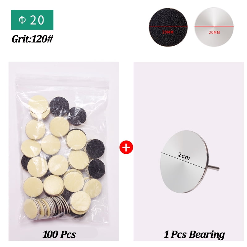 100 Pcs Pedicure Tools Professional Discs Callus Disks Foot File ...